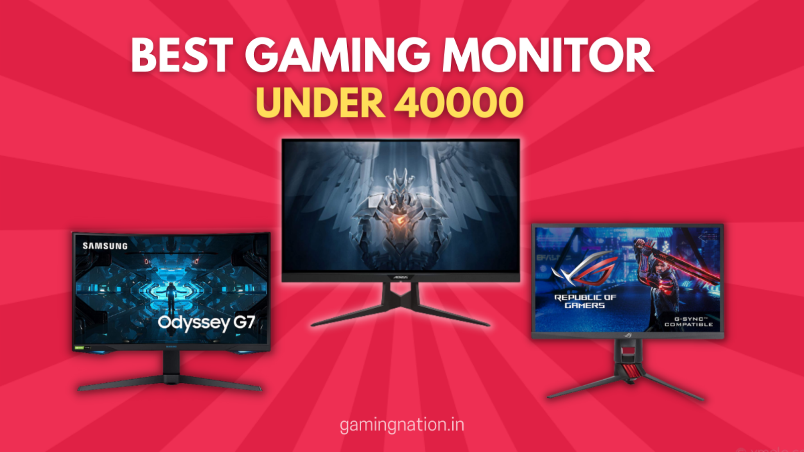 [Gamer's TOP 10] Best Gaming Monitor Under 30000 (2024)